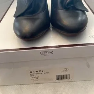 Coach | Shoes | Coach Alexandria Soft Leather Chestnut Dark Brown ...